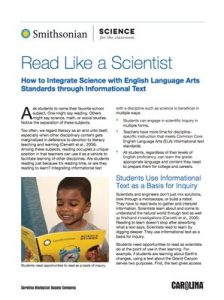 Read Like a Scientist | Whitepaper - Smithsonian Science